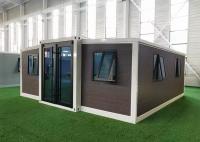 China Steel Door Sandwich Panel Modular Container House Foldable Light Steel Structure Frame for sale