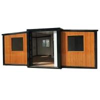China Environmental Protection 2 Bedroom Prefab Expandable Container House with Steel Door for sale