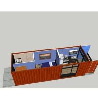 China 20ft / 40ft Prefabricated Modular Container House Office Home Solution for sale