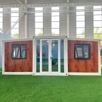 China Environmental Protection 2 Bedroom Prefab Expandable Container House with Steel Door for sale