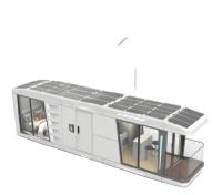 China Luxury Prefab House Fat Pack Container House For Solar Space Capsule for sale