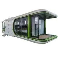 China Luxury Prefab House Fat Pack Container House For Solar Space Capsule for sale