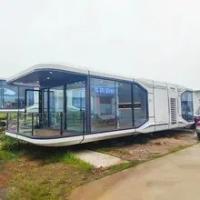 China Luxury Prefab House Fat Pack Container House For Solar Space Capsule for sale