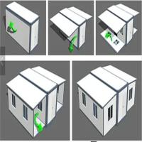 China Portable Modular House Steel Prefabricated Office Modular Luxury Villa for sale