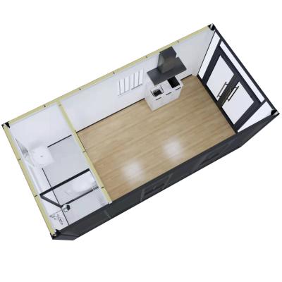 China REACHTOP 2022 Flat Pack Container House with Detachable Design and 18mm MgO Board Floor for sale