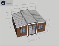China Mobile Living Flat Pack Container House For Portable Living In 20 Foot Container for sale