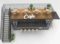 China Portable Modified Coffee Shop For Workshop Mobile Living Container House for sale