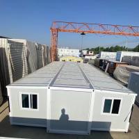 China Customized Color Fat Pack Container House For Light Steel Folding Expansion for sale