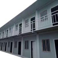 China Detachable Design Flat Pack Container House in White/Gray/Black Floor 18mm MgO Board for sale