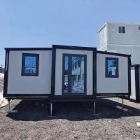China Customized Color Fat Pack Container House For Light Steel Folding Expansion for sale