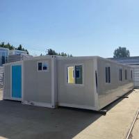 China Customized Color Fat Pack Container House For Light Steel Folding Expansion for sale