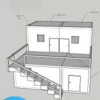 China REACHTOP Australia Flat Pack Container Houses in White/Gray/Black etc. for Office for sale