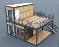 China Custom 2floor Container Houses with Waterproof Design Style and Detachable Feature for sale