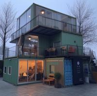 China 20ft/40ft Galvanized Steel Frame Light Steel Detachable Container Prefabricated House for sale