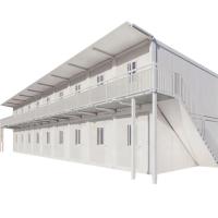 China Galvanized Steel Frame Detachable House 2022 Design Living Homes for White/Gray/Black for sale