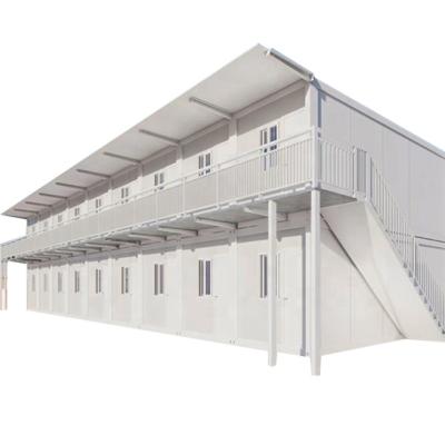 China Galvanized Steel Frame Detachable House 2022 Design Living Homes for White/Gray/Black for sale