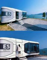 China Space Capsule House Luxury Camping Prefab Cabin with Environmental Protection Advantage for sale