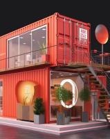 China Easy Assemble Detachable Container House with Light Steel Structure Wall 20ft or 40ft for sale