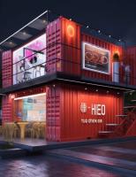 China Easy Assemble Detachable Container House with Light Steel Structure Wall 20ft or 40ft for sale