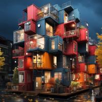 China Easy Assemble Detachable Container House with Light Steel Structure Wall 20ft or 40ft for sale