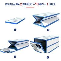China Steel Door Living Container House for Tiny Homes and Living Room in Folding Home for sale