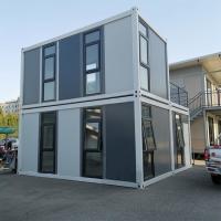 China 18mm MGO Board Detachable Container Houses for Living supported by PVC Sliding Window for sale