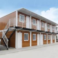China Fast Assembly Portable Living Homes with Steel Sandwich Panel and PVC Sliding Window for sale