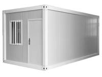 China Steel Sandwich Panel Office Container Restaurant with Kitchen and 18mm MGO Board Floor for sale