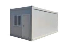 China Steel Sandwich Panel Office Container Restaurant with Kitchen and 18mm MGO Board Floor for sale