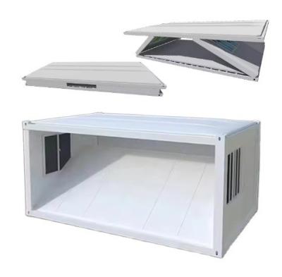 China 20ft Or 40ft Folding Construction Portable Container Office For 30-Year Life Span for sale