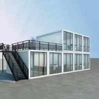 China 20ft Or 40ft Folding Construction Portable Container Office For 30-Year Life Span for sale