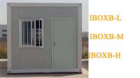 China Booth Steel Warehouse Container Tiny Home with PVC Sliding Window in Portable Design for sale