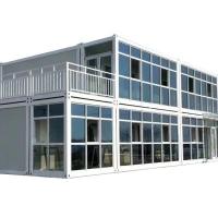 China Prefab Steel Structure Container House for Log Cabin Modular Tiny Kit Set Easy Install for sale