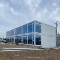China Prefab Steel Structure Container House for Log Cabin Modular Tiny Kit Set Easy Install for sale