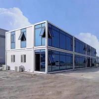 China Prefab Steel Structure Container House for Log Cabin Modular Tiny Kit Set Easy Install for sale