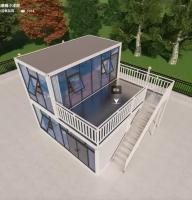 China Prefab Steel Structure Container House for Log Cabin Modular Tiny Kit Set Easy Install for sale