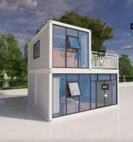 China Prefab Steel Structure Container House for Log Cabin Modular Tiny Kit Set Easy Install for sale