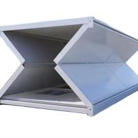 China Steel Door Folding Container House Flat Pack Prefabricated 20ft 40ft for sale