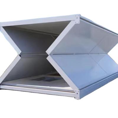 China Steel Door Folding Container House Flat Pack Prefabricated 20ft 40ft for sale