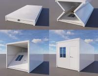 China Mobile Living Container House Fast Fold Out Flat Pack Prefabricated 20ft 40ft for sale
