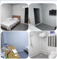China Steel Door Folding Container House Flat Pack Prefabricated 20ft 40ft for sale