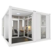 China Customized Color Flat Pack Container House for Prefabricated Mobile Office Cabin Home for sale