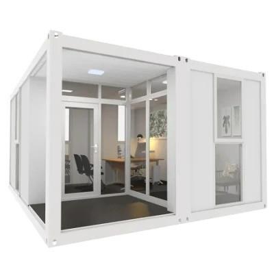 China Customized Color Flat Pack Container House for Prefabricated Mobile Office Cabin Home for sale