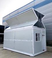 China Modern Design Style Foldable Mobile Container Houses With Steel Door for sale