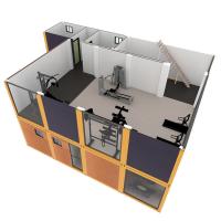 China Modern Design Wooden Container Homes 40ft for Wooden Mobile Living Container House for sale