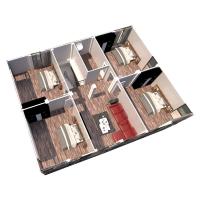 China Modern Design Wooden Container Homes 40ft for Wooden Mobile Living Container House for sale