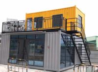 China Fireproof Rock Wool Sandwich Panel For Contemporary Design Flat Pack Container for sale