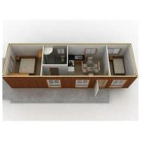 China 20ft or 40ft Mobile Living Container House with Customized Galvanized Steel Structure for sale
