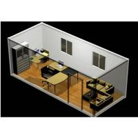 China 20ft or 40ft Mobile Living Container House with Customized Galvanized Steel Structure for sale