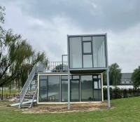 China Contemporary Design Portable Flat Pack Living Container with Customized Color Options for sale